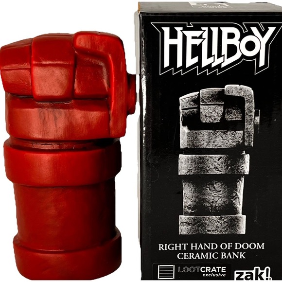 Art | Hellboy Right Hand Of Doom Ceramic Bank Loot Crate Exclusive Zak ...